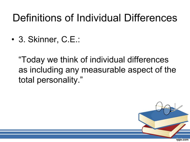 Individual difference | PPTX
