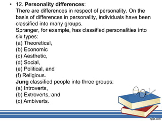 Concept And Types Of Individual Differences, 45% OFF