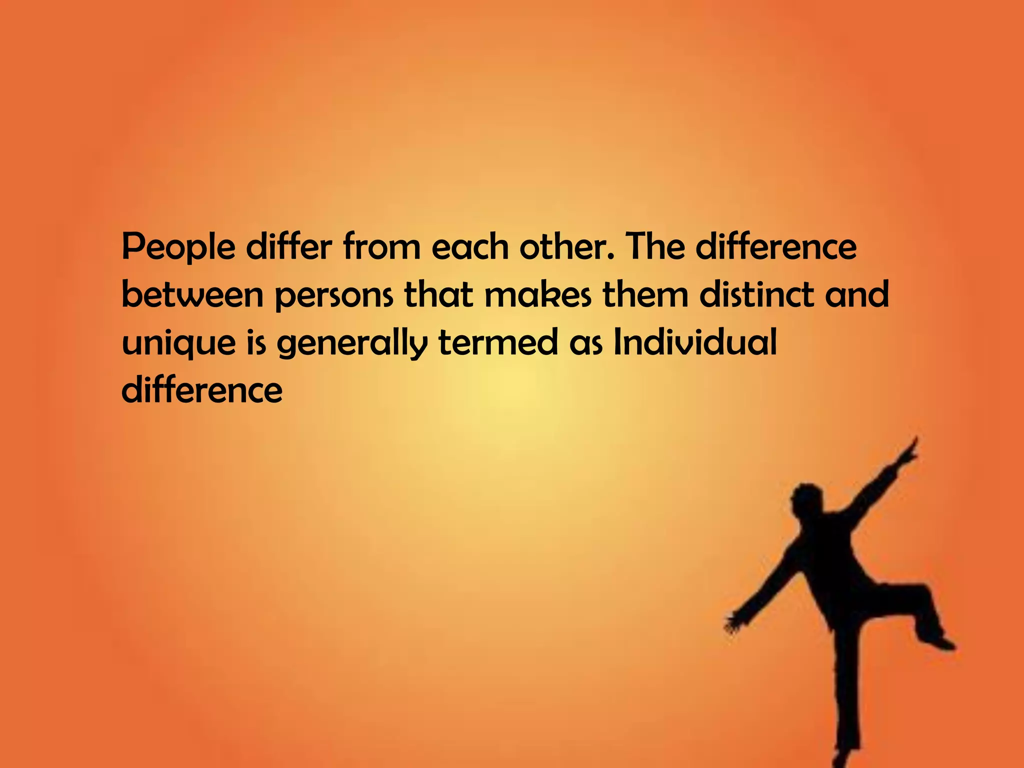 Individual difference | PDF