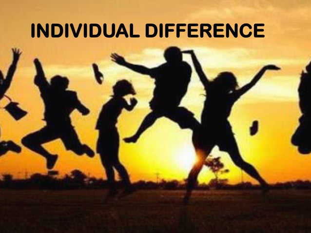 Individual difference | PPT