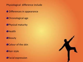 Individual difference | PPT