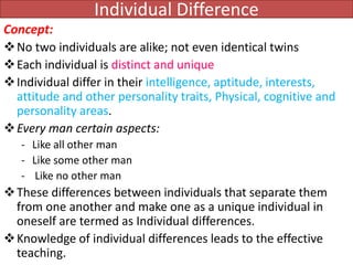 Individual difference | PPTX