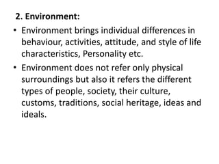 Individual difference | PPTX