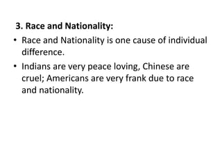Individual difference | PPTX
