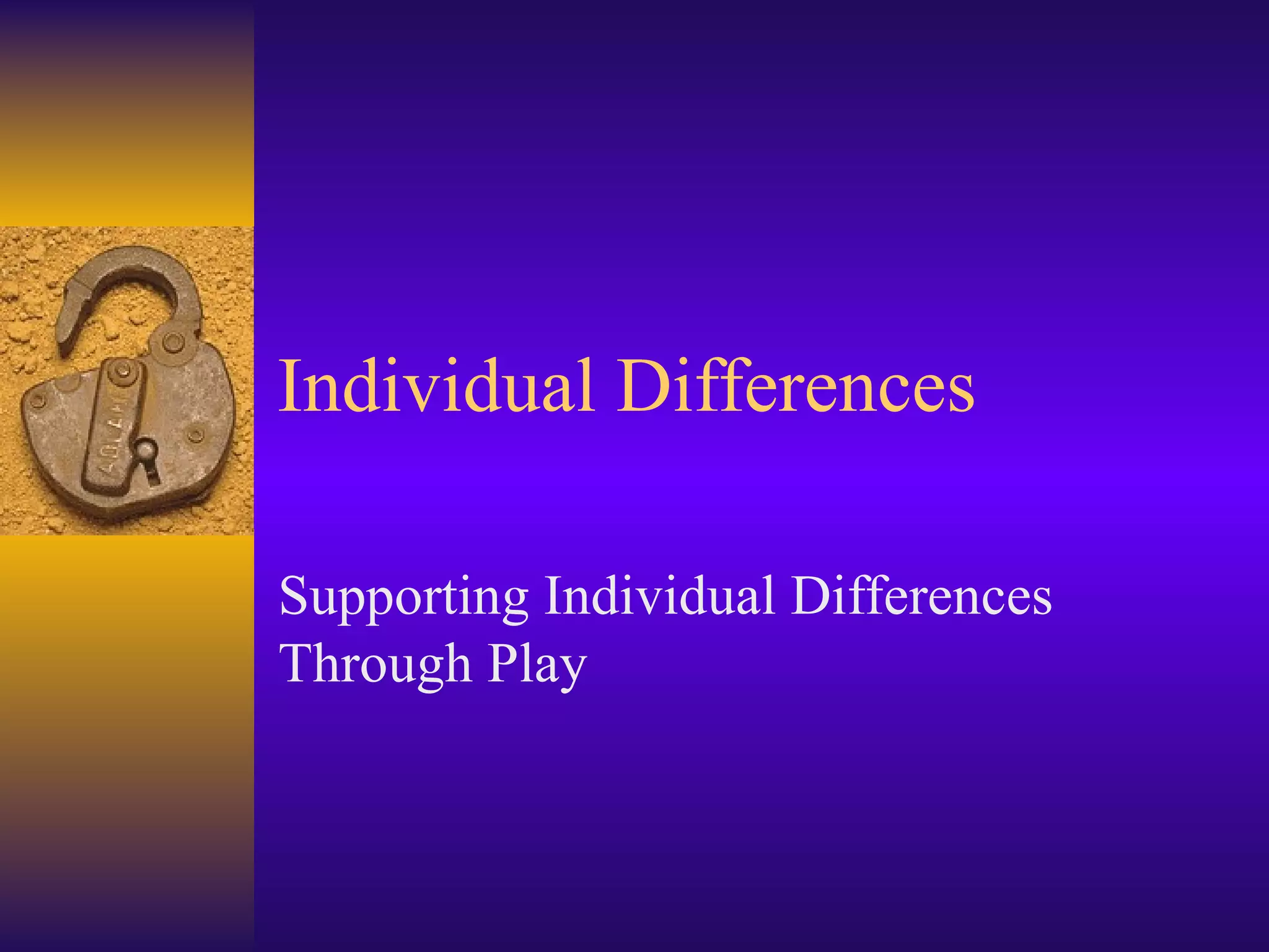 Individual differences | PPT | Debated Sensitive Social Issues | Sensitive Topics