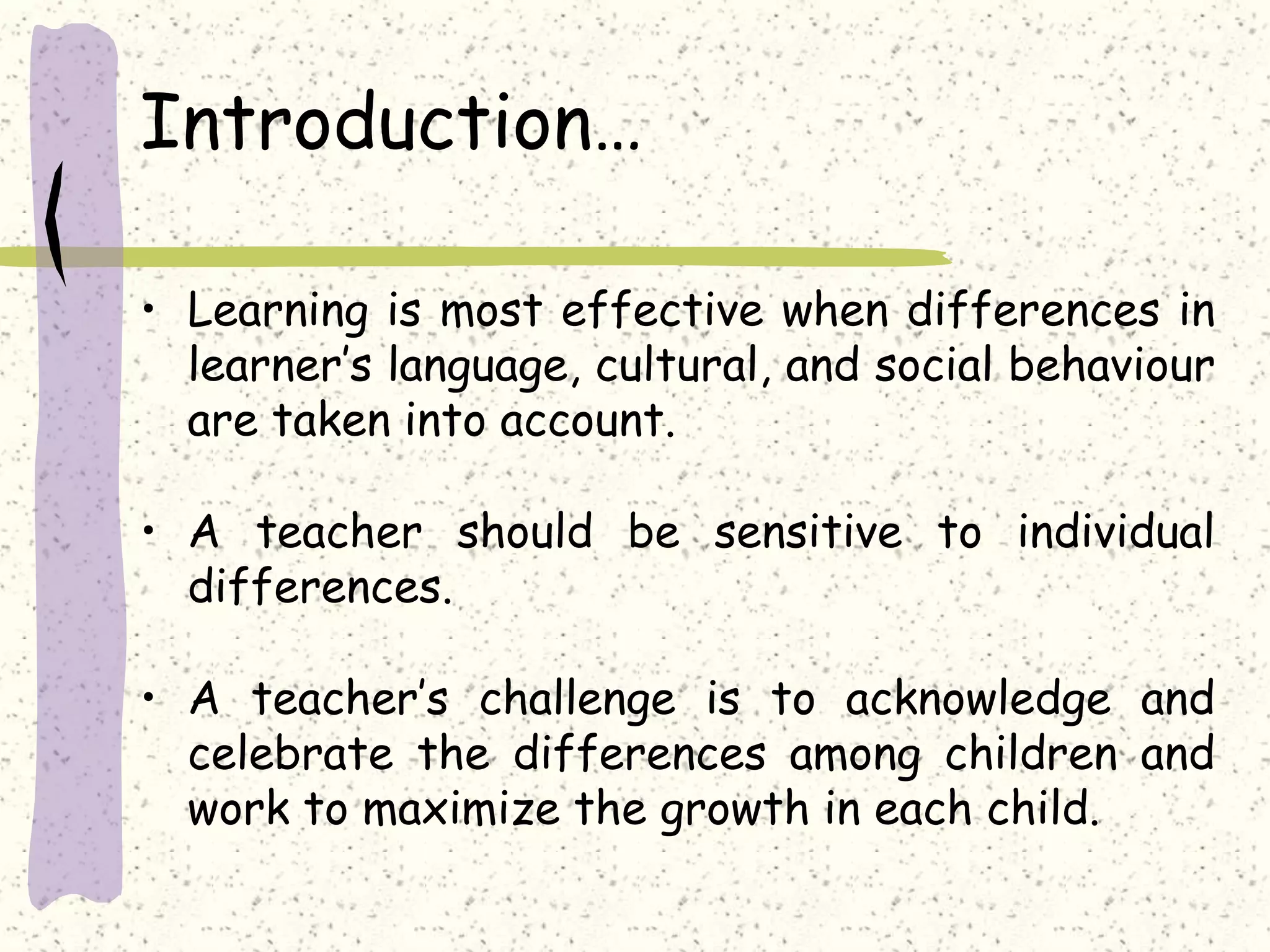 “Individual difference and educational implications- thinking ...