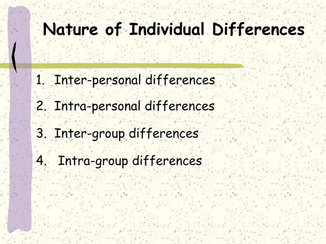 “Individual difference and educational implications- thinking ...