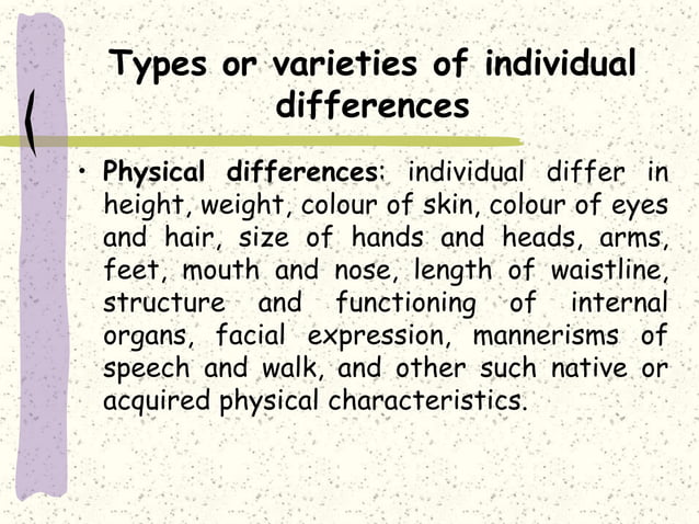 “Individual difference and educational implications- thinking ...