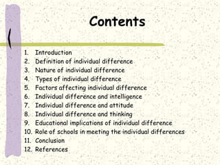 Psychology Of Individual Differences