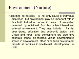Individual differences | PPTX