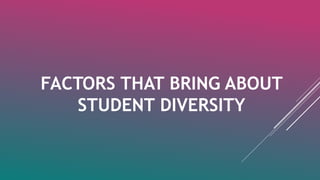 Individual differences | PPTX | Education