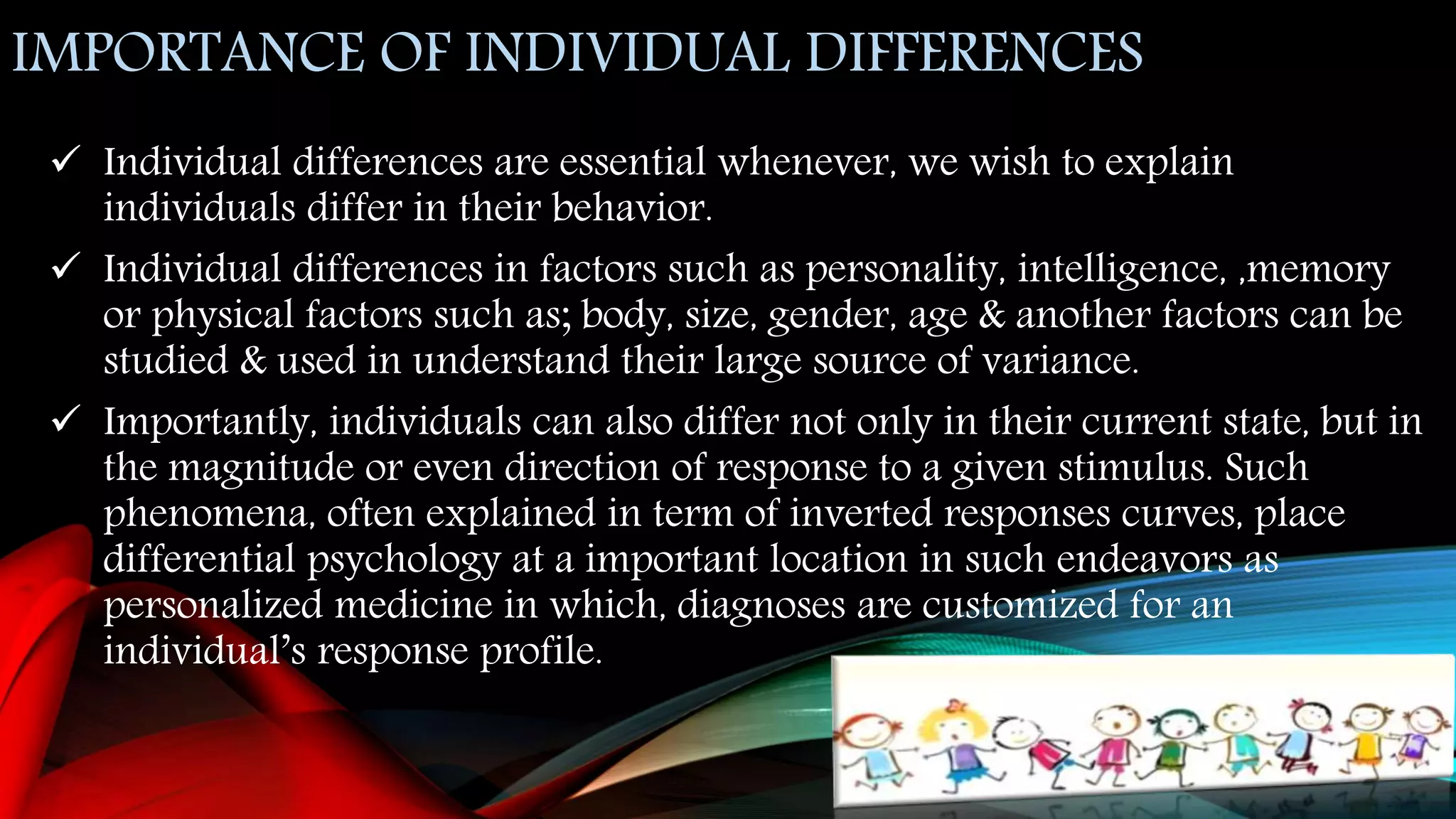 Individual differences | PPTX