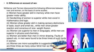 Individual differences | PPTX | Educational Assessment | Education