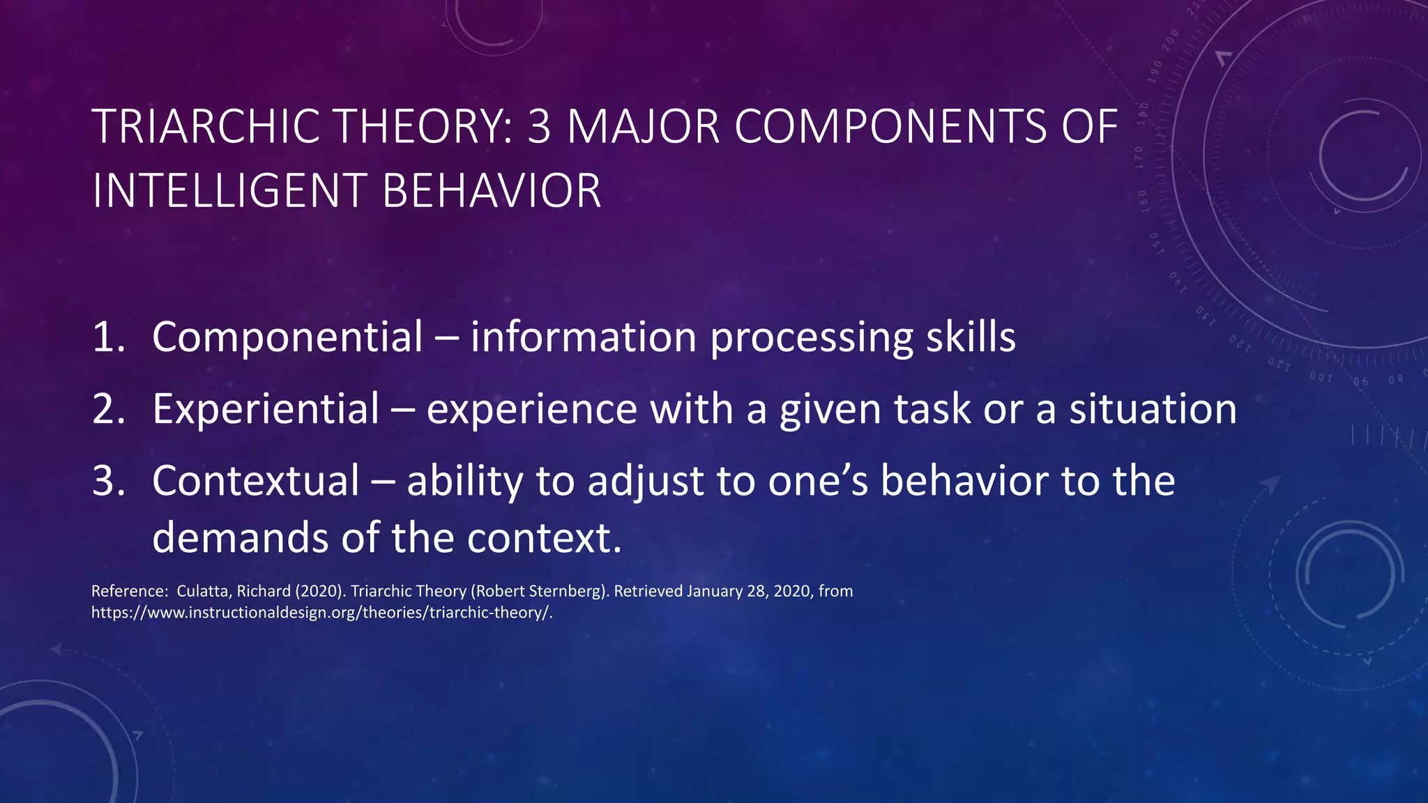 INDIVIDUAL DIFFERENCES - Theories Of Intelligence | PPTX