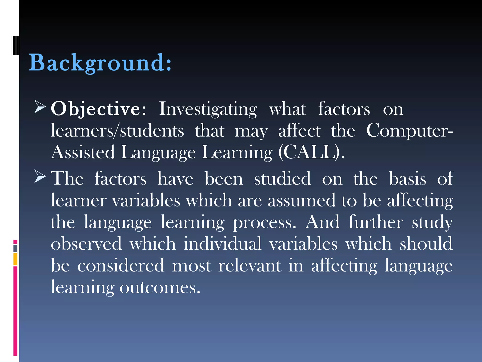 Individual differences and call powerpoint | PPT