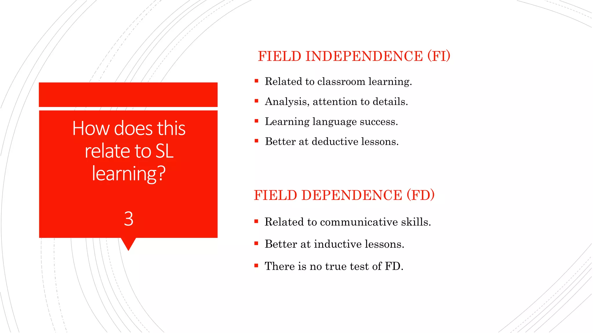 Individual differences and learning styles | PPTX
