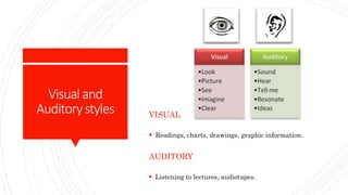 Individual differences and learning styles | PPTX