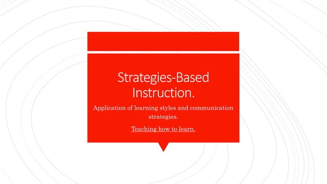 Individual differences and learning styles | PPTX