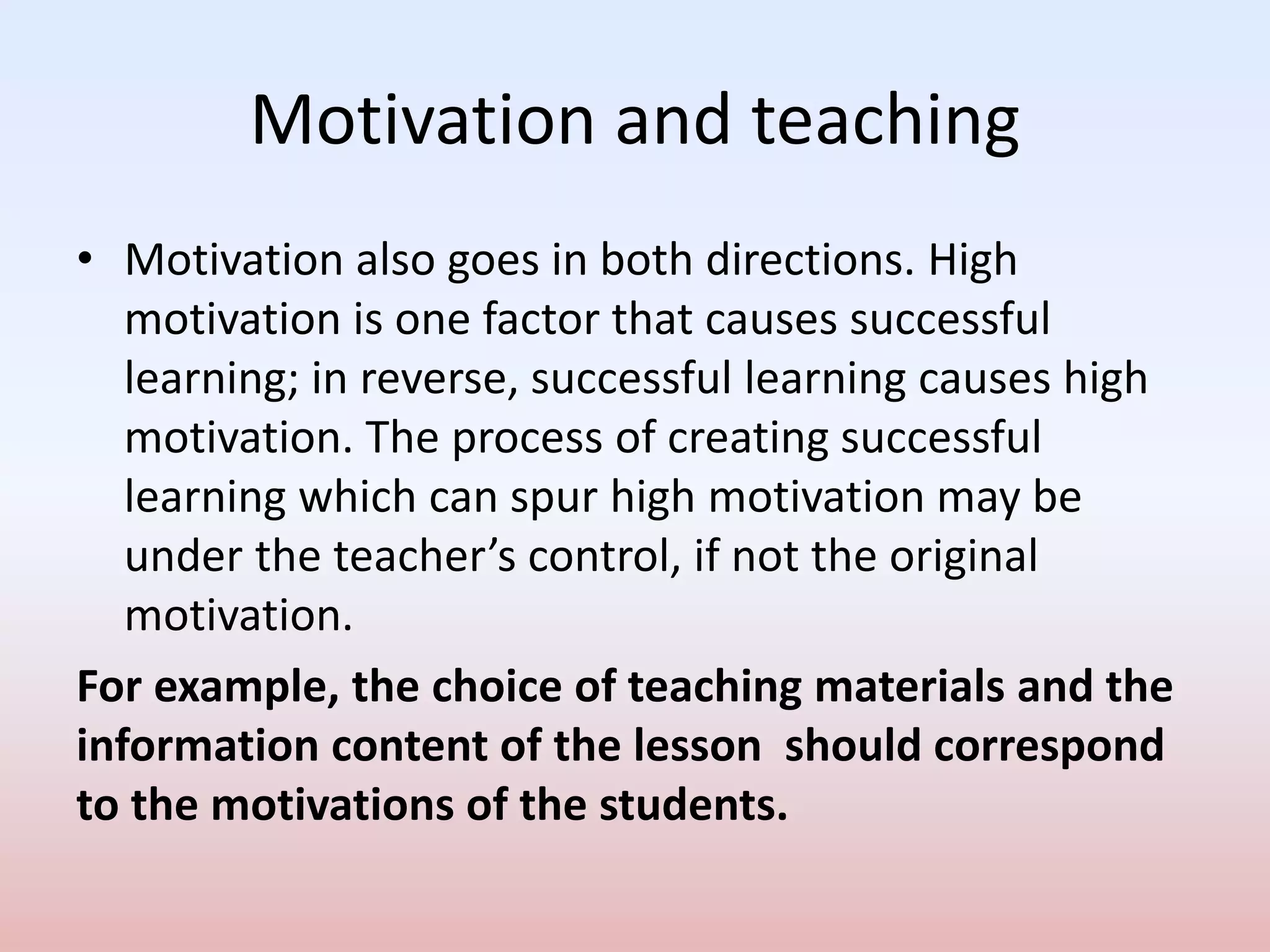 A lecture about Individual Differences in SLA & SLL (Motivation ...