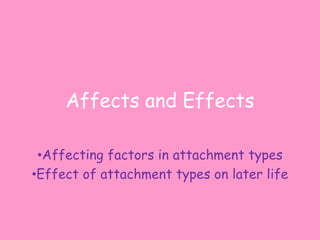 Individual differences in attachment | PDF