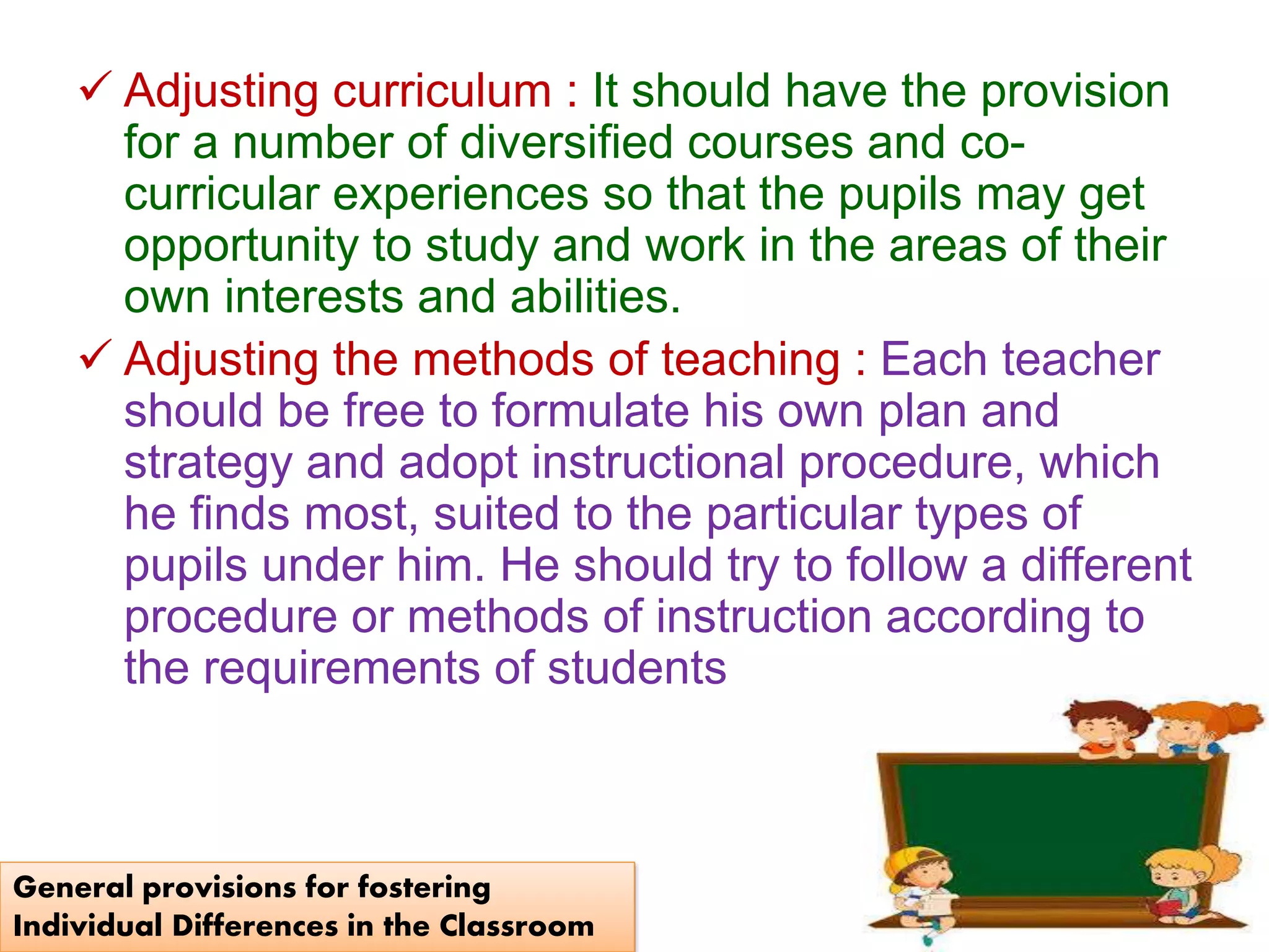 Individual Differences in Learners | PPTX