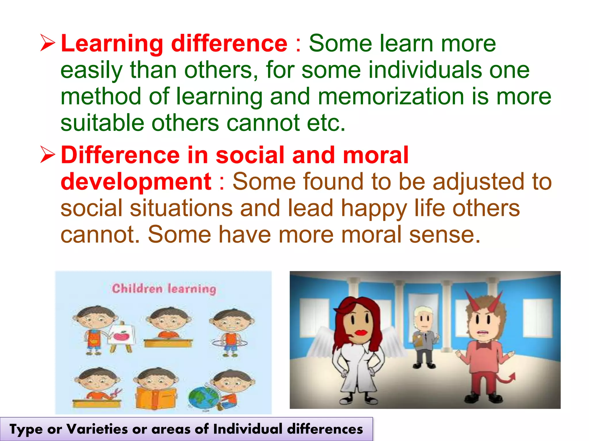 Individual Differences in Learners | PPTX
