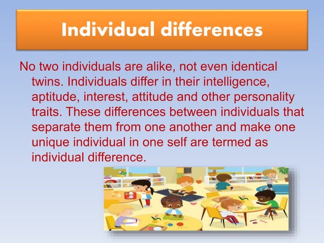 Individual Differences in Learners | PPTX