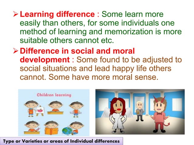 Individual Differences in Learners | PPTX