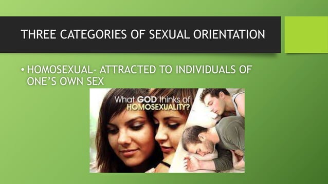 Individual differences in sexual orientation | PPT