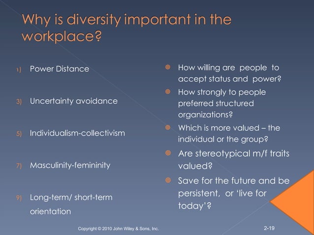 Individual differences,values, and diversity | PPT | Science