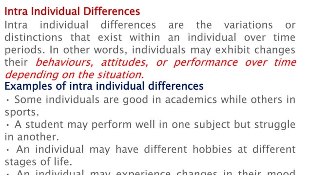 individual differences.pptx | Science
