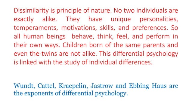individual differences.pptx | Science