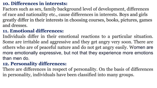individual differences.pptx | Science