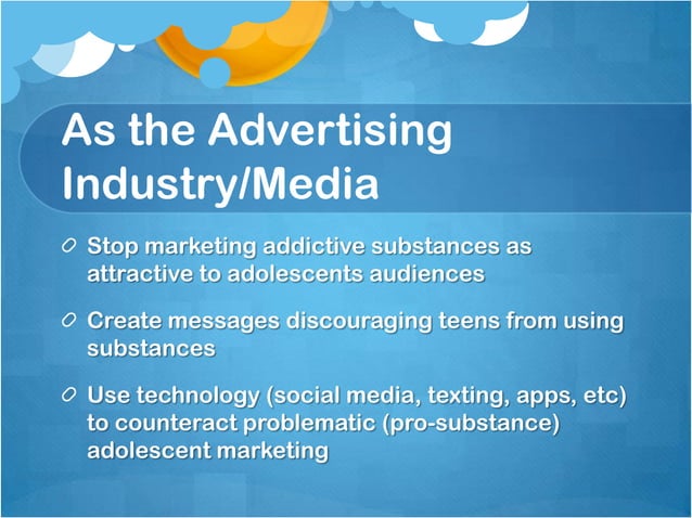 EPS 558 Individual exploration: Adolescent Addiction | PPT