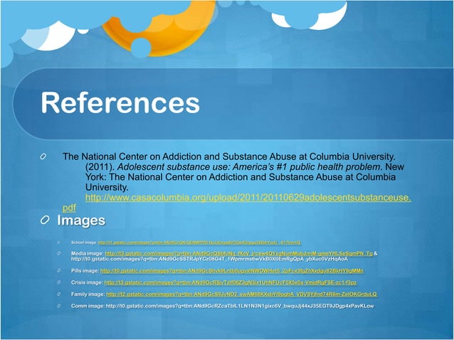 EPS 558 Individual exploration: Adolescent Addiction | PPT