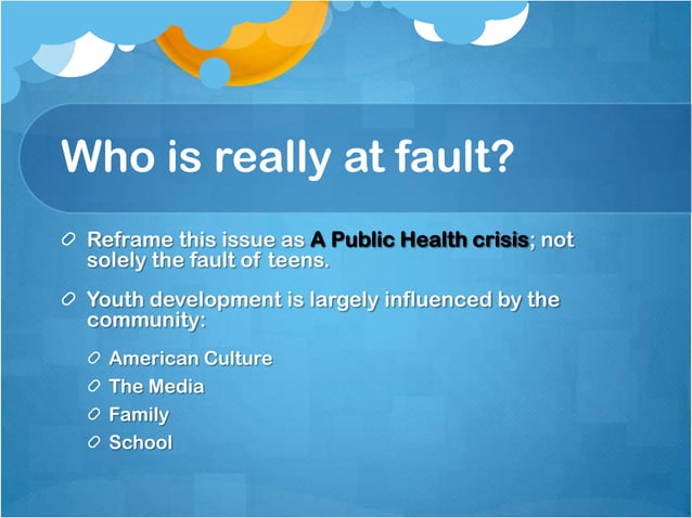 EPS 558 Individual exploration: Adolescent Addiction | PPT