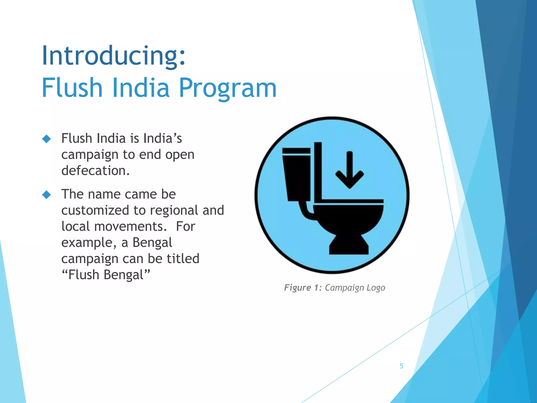 Flush India - India's Communications Campaign to End Open Defecation | PPTX