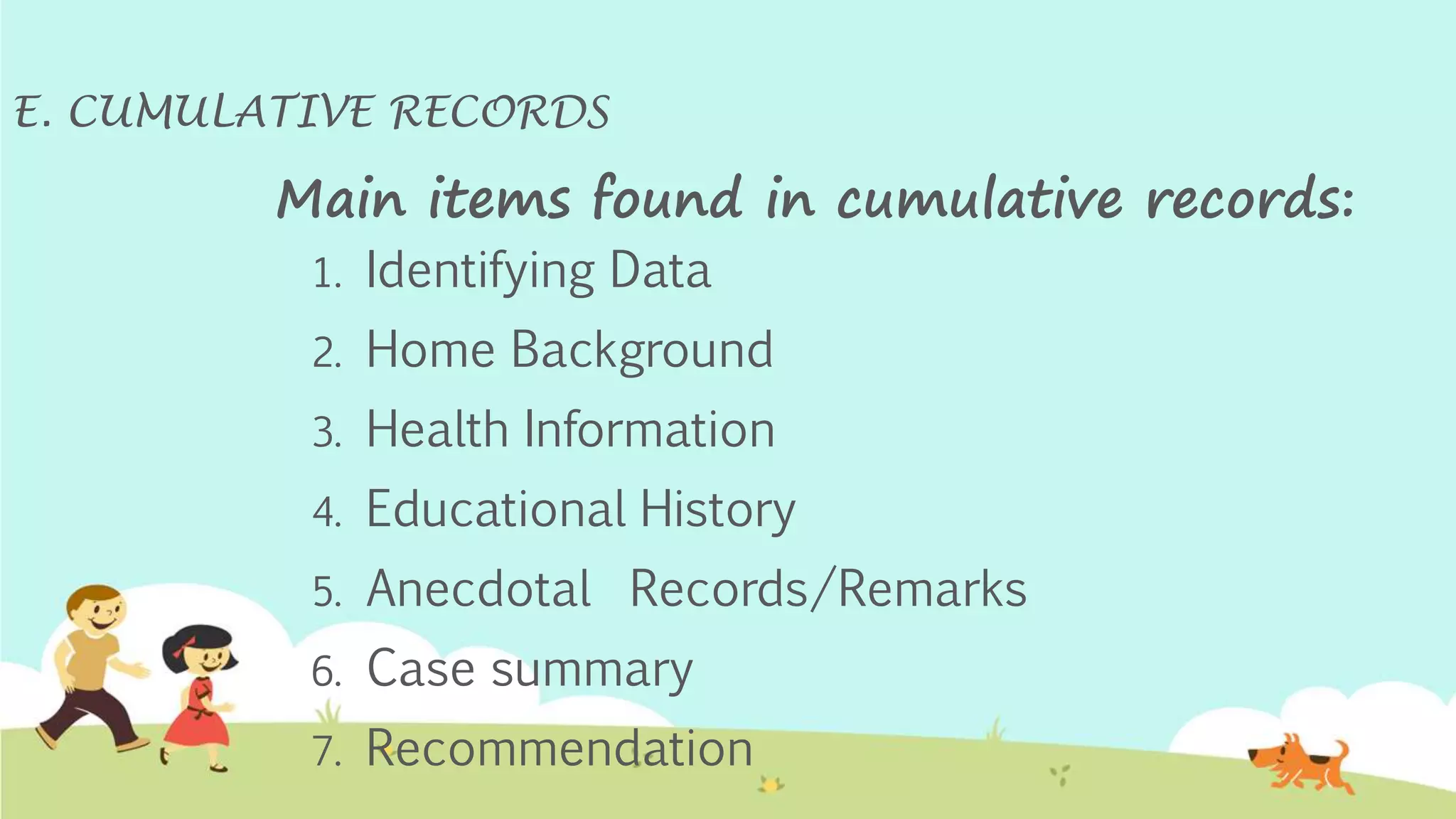 Individual inventory service | PPTX