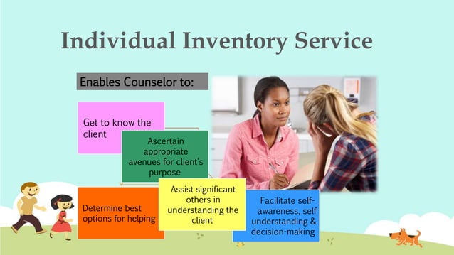 Individual inventory service | PPTX | Educational Assessment | Education