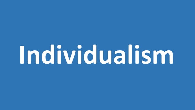 Individualism | PDF | Business and Finance