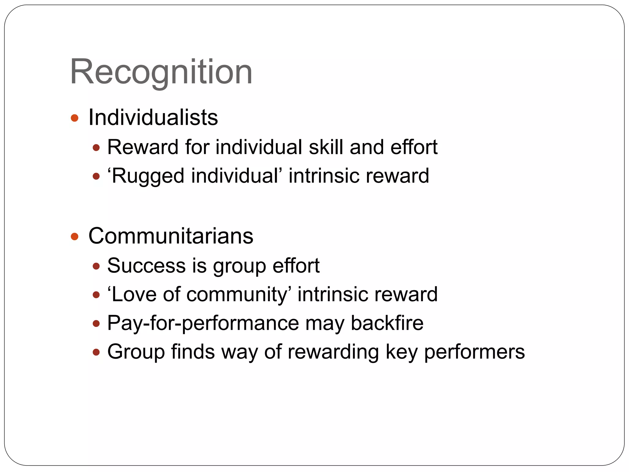 Individualism & communitarianism | PPTX