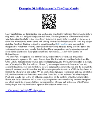 Individualism Individualism | PDF