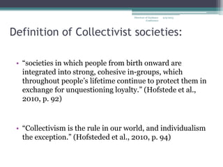 Individualist vs collectivist | PPTX