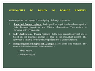 Individualization of dosage regime | PPT