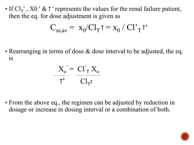 Introduction to dosage regimen and Individualization of dosage regimen ...
