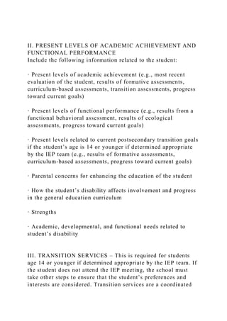 INDIVIDUALIZED EDUCATION PROGRAM (IEP)Student’s Name INDIVI.docx