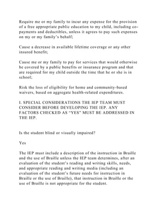 INDIVIDUALIZED EDUCATION PROGRAM (IEP)Student’s Name INDIVI.docx