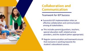 Individualized Education Programs (IEPs) in Special Education | PDF