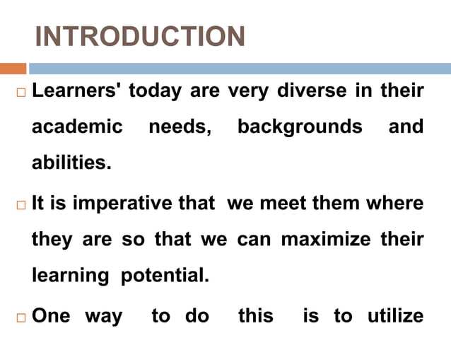 Individualized instruction teaching method | PPTX | Educational ...