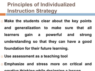 Individualized instruction teaching method | PPTX